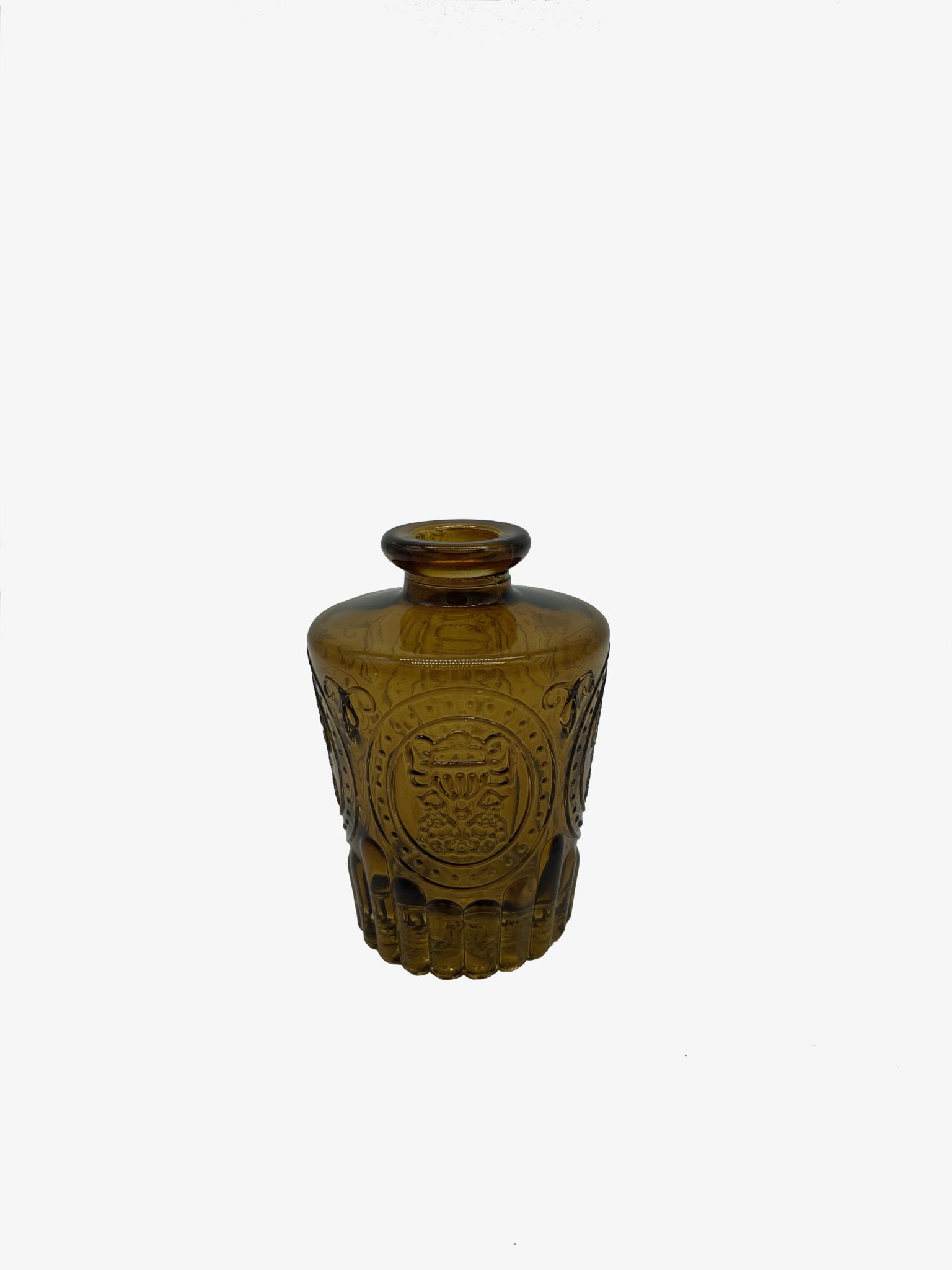 Vase braun gemustert - Dekomant